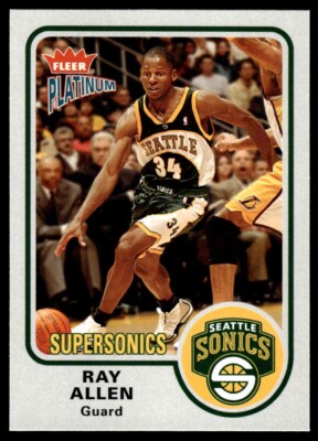2002-03 Fleer Platinum Ray Allen Seattle SuperSonics #126 | eBay