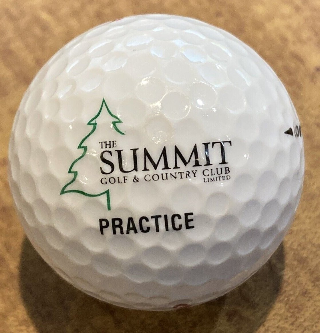 The Summit Golf & Country Club Logo Golf Ball PRACTICE ON CANADA | eBay