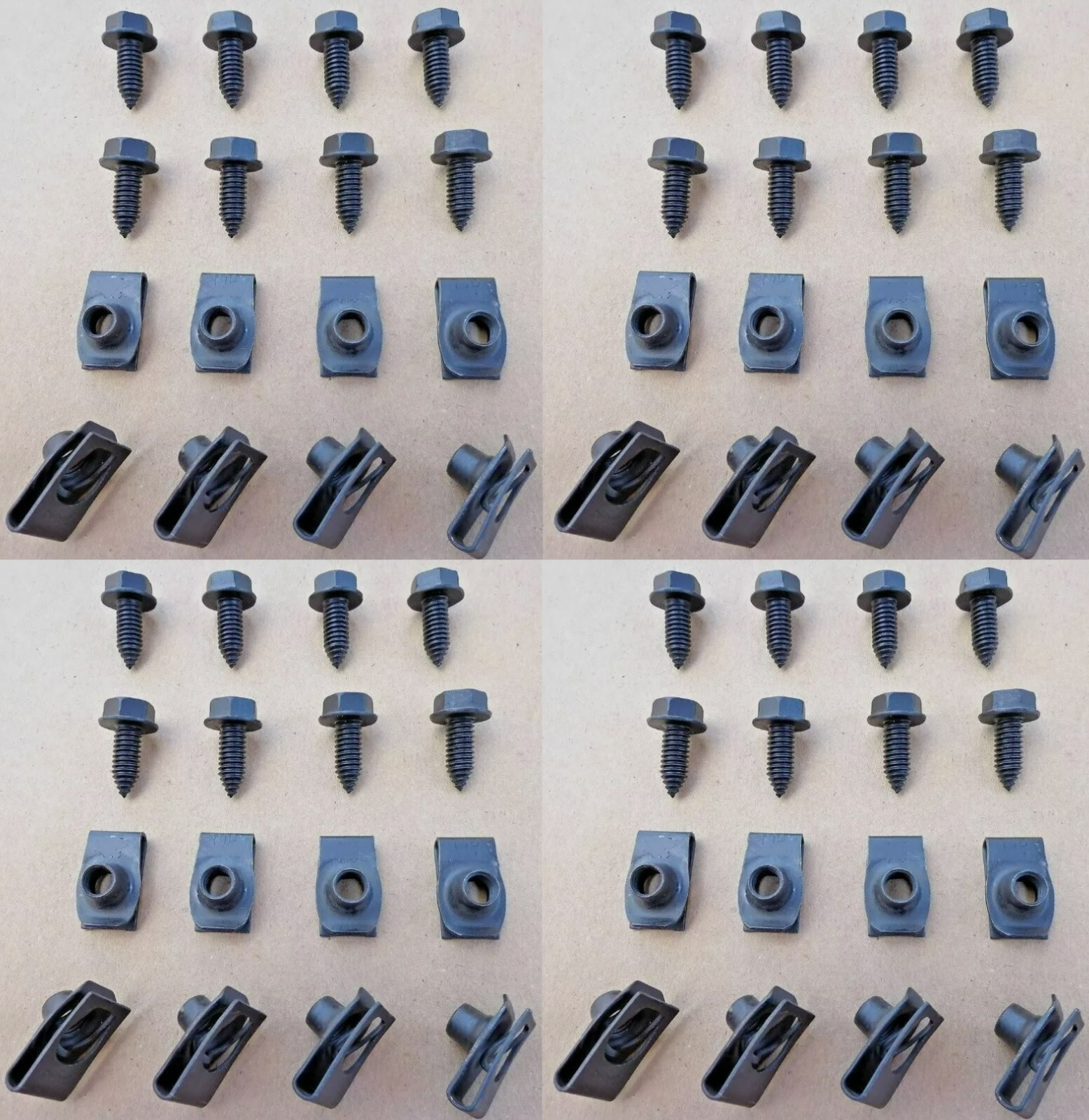 (48pcs) SHEET METAL BOLTS/U-NUTS! FOR SCOUT INTERNATIONAL