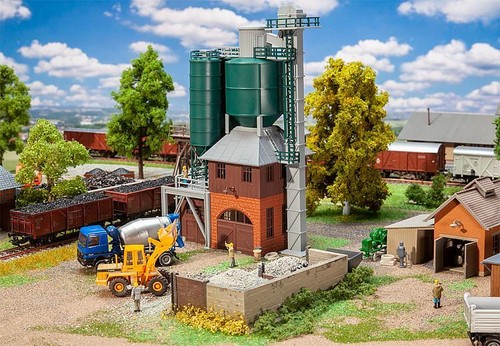 Faller 130895 Ho Scale Tower Concrete Plant | eBay