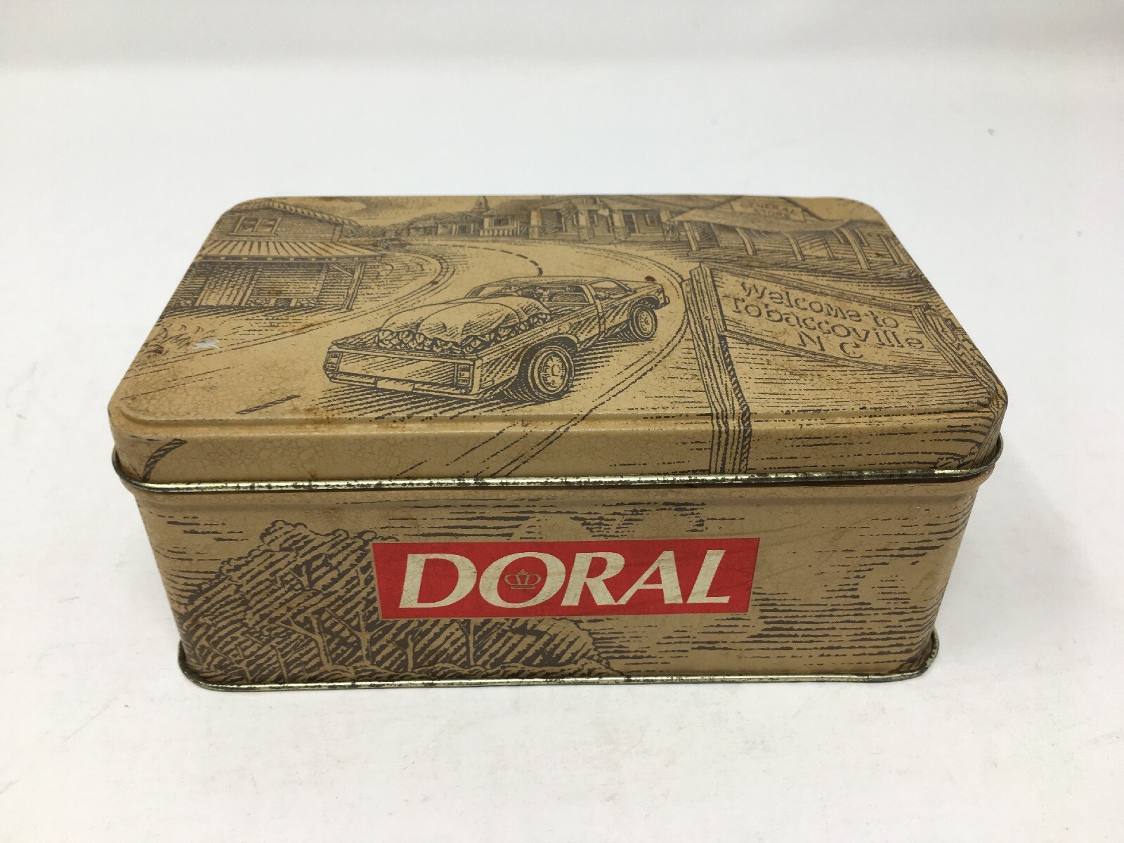 DORAL TOBACCOVILLE COLLECTIBLE TIN MATCH BOX - PREOWNED | eBay