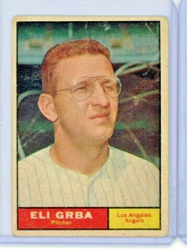 1961 Topps #121 Eli Grba - Los Angeles Angels Pitcher - FREE SHIPPING ...
