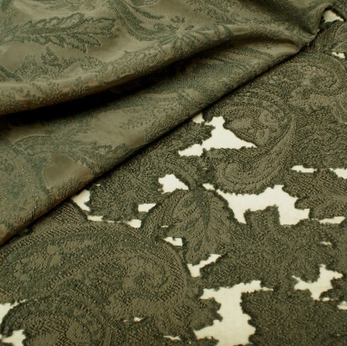 Organza Jacquard Fabric - Black - Polyacryl, Polyester, Polyamide ...