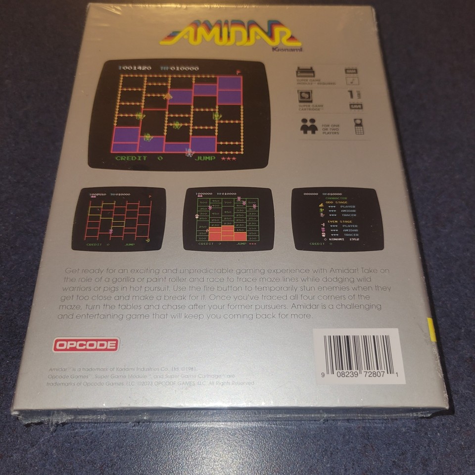 NEW AMIDAR FOR COLECOVISION COLECO VISION ADAM SGM OPCODE ULTRA RARE | eBay