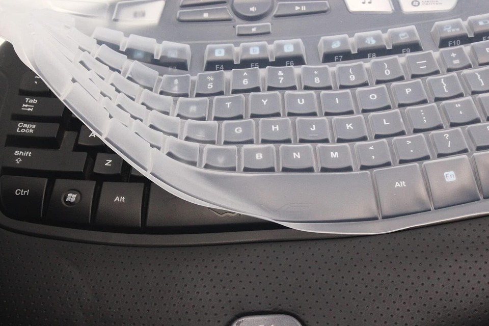 Keyboard Cover for Logitech K350 Wireless Wave Keyboard, Logitech MK570 ...