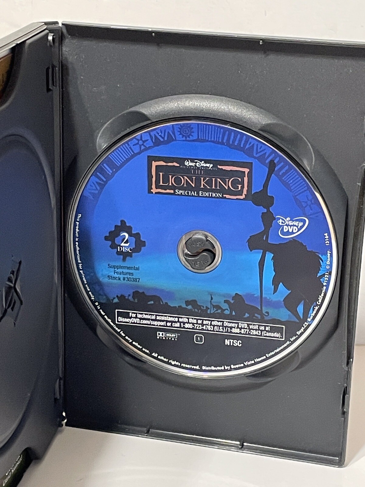 2003 The Lion King 2 Disc Special Platinum Edition DVD Booklets Plastic ...