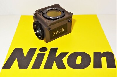 Nikon Blue Violet BV-2B Fluorescent Microscope Filter Cube for Labophot ...