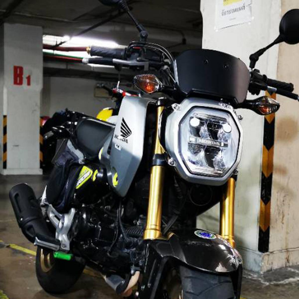 GENUINE VISOR SHIELD WINDSHIELD WINDSCREEN BLACK FOR HONDA GROM MSX ...