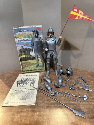 COMPLETE Vintage Sir Stuart Silver Knight - Noble Knight Series by Marx ...