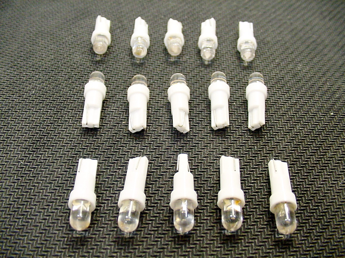 15 COOL White Ford Instrument Panel Cluster Dashboard LEDs Domes Lights ...