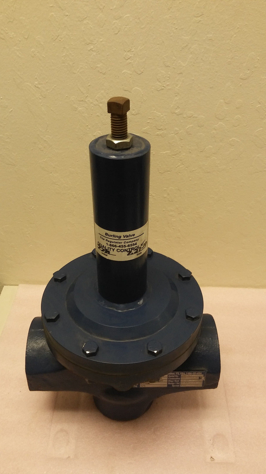 BURLING VALVE BS2 0-1CC2114 Pressure Reducing Differential Regulator ...