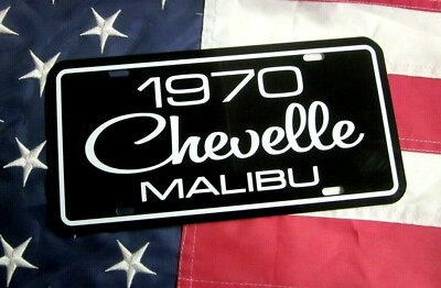 1970 Chevrolet CHEVELLE MALIBU license plate car tag 70 Chevy | eBay