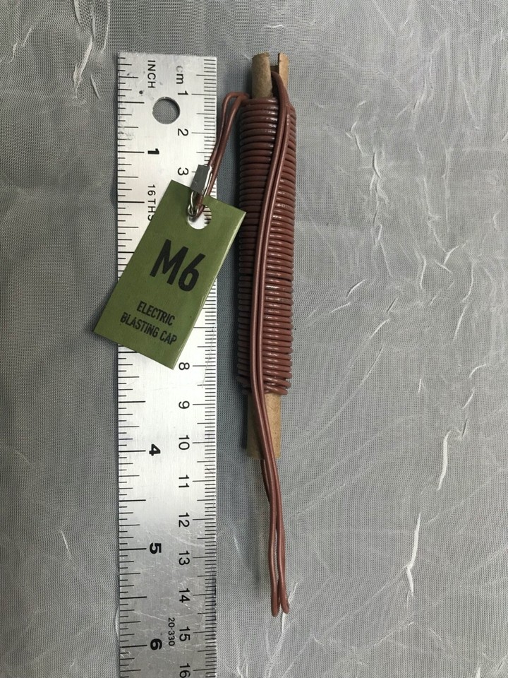 Vietnam war US army inert blast cap (M6) repro. U.S. Army Corps of ...