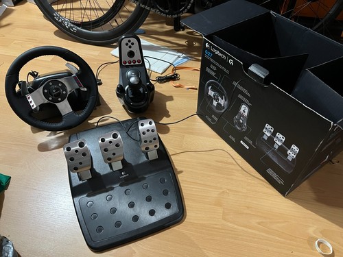 Logitech G27 Racing Wheel - Pedals, Shifter, & Steering Wheel | eBay
