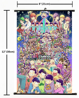 Anime Osomatsu-san Osomatsu san Scroll Wall poster Home Decor cosplay ...