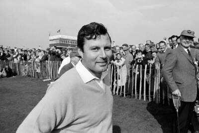 British Golfer Peter Alliss Ryder Cup At Royal Birkdale Old Golf Photo ...