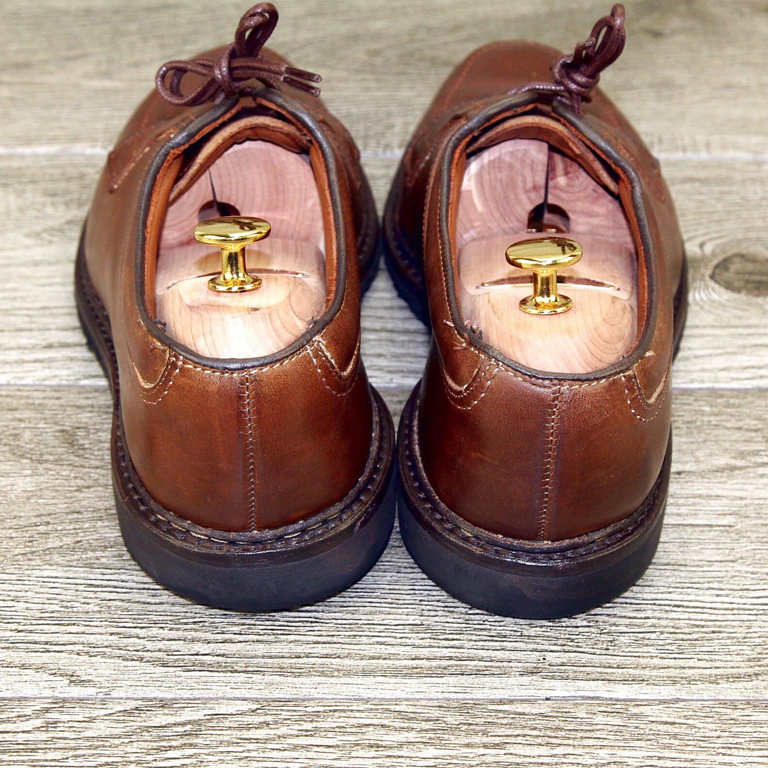 Allen Edmonds WILBERT 8 E Wide Brown * new Cedar Shoe Trees new Bags | eBay