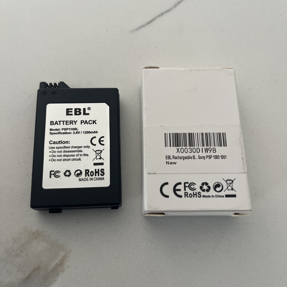 Battery Compatible w/ Sony PSP-110 for PSP-1001 & PSP 1000 Fat 3.6V ...
