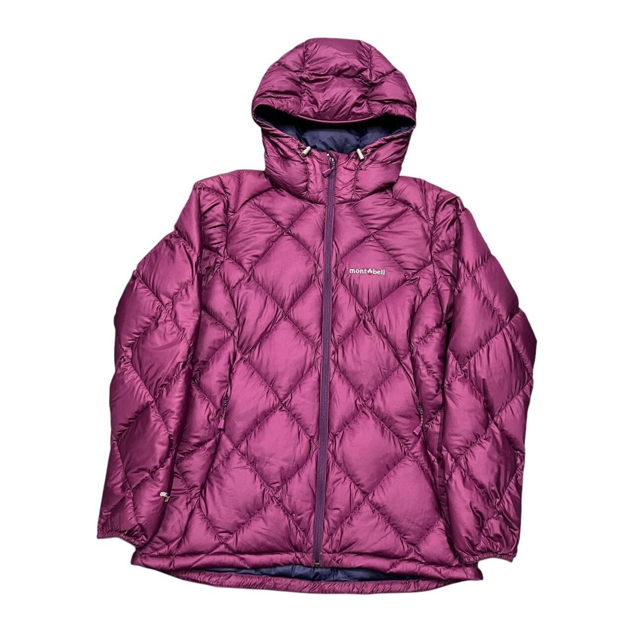 Montbell purple diamond stitch puffer (M) - Gem