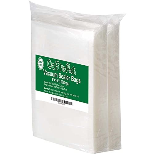 6" x 10" 100 Pint Vacuum Sealer Bags BPA Free with Puncture Prevention ...
