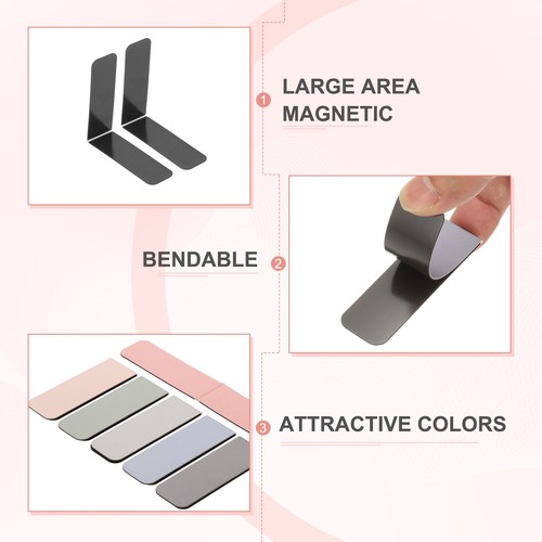 Magnetic Bookmarks, 10Pcs Rectangle Book Marks Magnet Page Markers ...