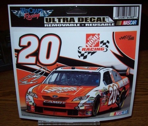 JOEY LOGANO #20 HOME DEPOT COT CAR WINCRAFT ULTRA DECAL 5X6 DECAL ...