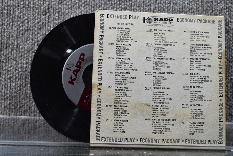 Jane Morgan "From The First Hello To The Last Goodbye" Kapp Records ...