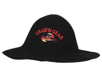 Crab'n Gear Yobbo Hat - Black | eBay Australia