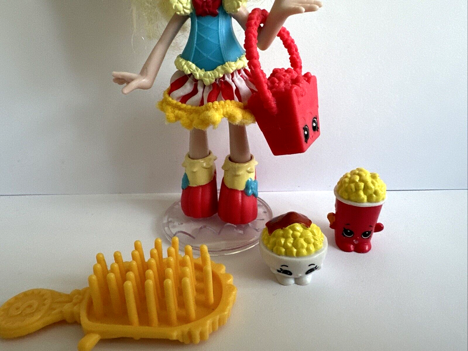 Shopkins doll Popette shoppie & accessories good condition | eBay
