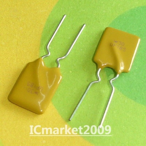 100 PCS 30V/1.85A RUEF185 UF185 PolySwitch Resettable Fuse PPTC PTC 1. ...