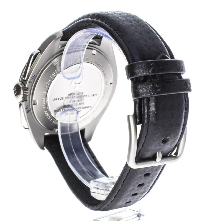 Bulova Lunar Pilot Special Edition Moon Apollo Chronograph Black Dial ...