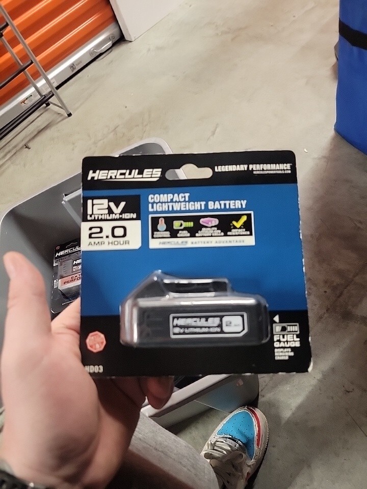 Hercules 12v Lithium-ion Compact 2.0 Ah Battery - HC02 - 57367 | eBay