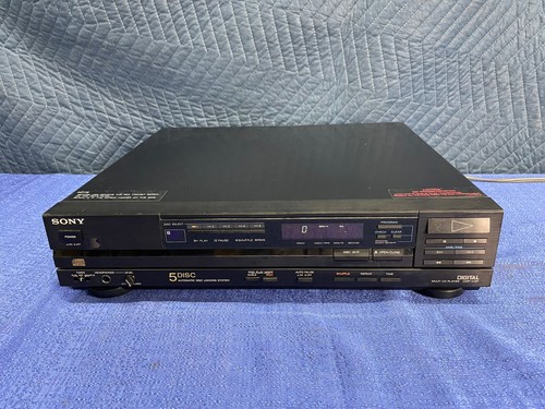 Sony 5 Disc Digital Multi CD Player CDP-C5F with Automatic Disc Loading System | eBay