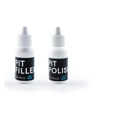 Pit Filler and Pit Polish Combo- 15ml, Windshield Repair Kit | eBay