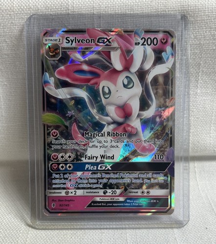 Sylveon GX - 92/145 - Pokemon Guardians Rising Sun & Moon Ultra Rare ...
