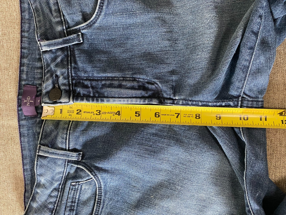 NYDJ Mini Boot Cut Denim Jeans Women's 8 Mid Rise Blue Casual USA | eBay