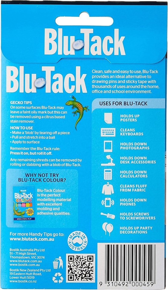 Blu-Tack Reusable Adhesive 75g | eBay