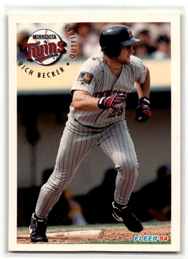 1994 Fleer Update #U59 Rich Becker Minnesota Twins Baseball Cards ID ...