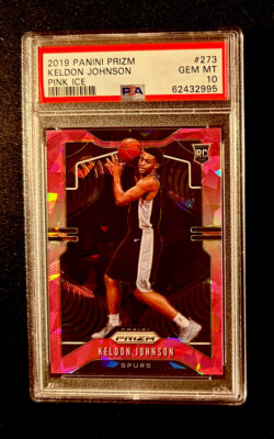 Keldon Johnson 2019 Prizm Pink Ice #273 Rookie RC PSA 10 Gem Mint | eBay