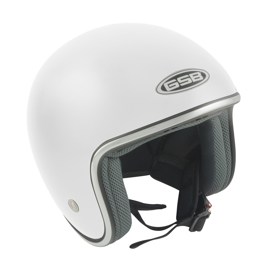 Fibreglass Open Face Scooter Helmet Mod Retro Style For Vespa Lambretta ...