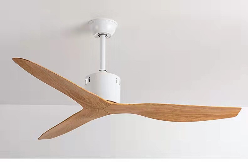 56" Designer RC Remote Control Three Wood Timber Blade 132CM Ceiling ...