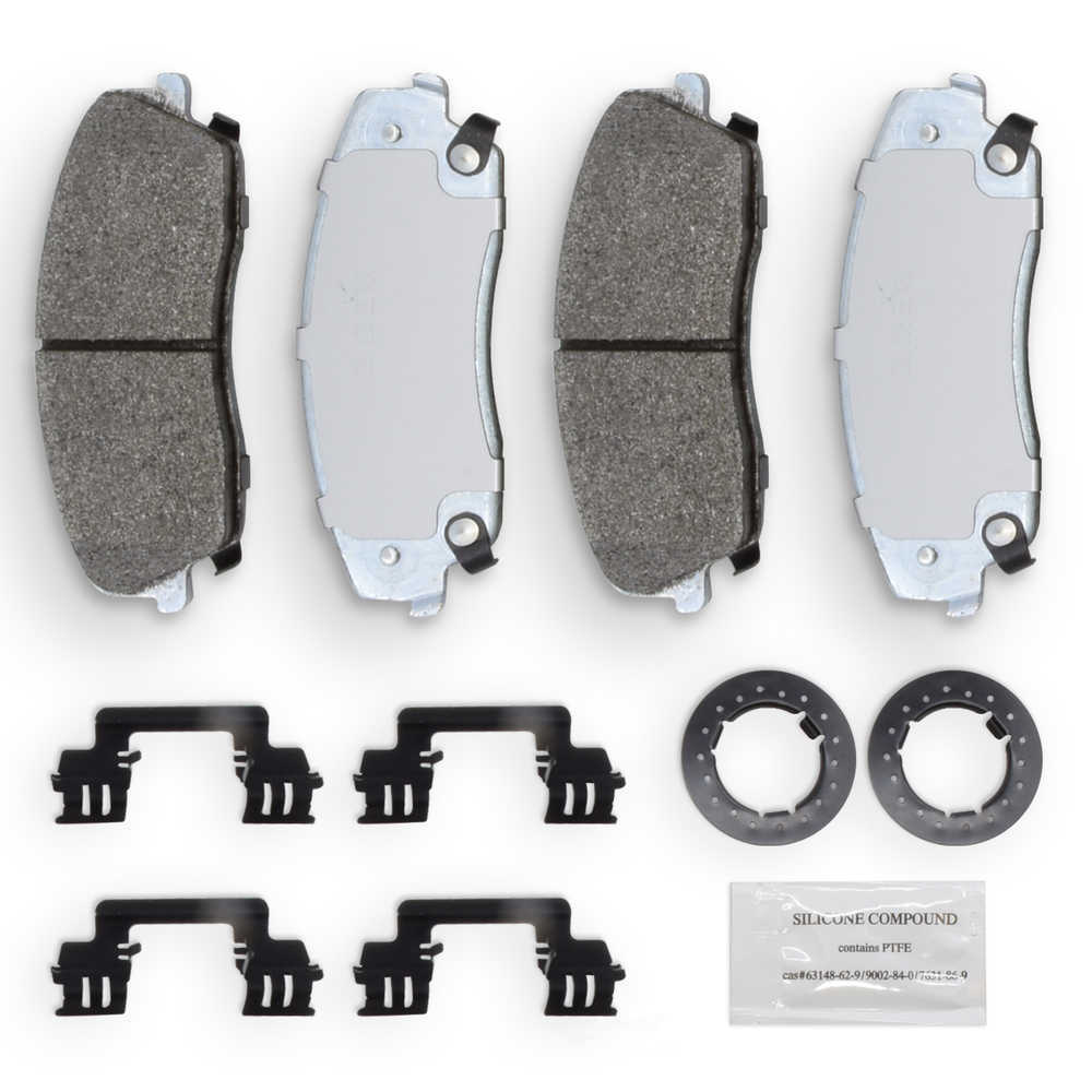Disc Brake Pad Set-Premium Galvanized Disc Brake Pads NRS Brakes NS1056 ...