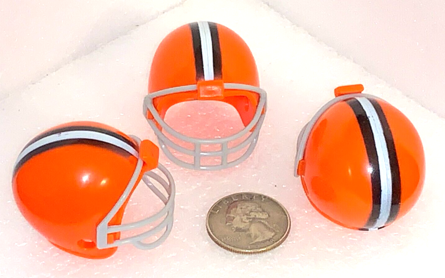 Lot of 3 Cleveland Browns Vintage 1990s Mini NFL Football Gumball ...