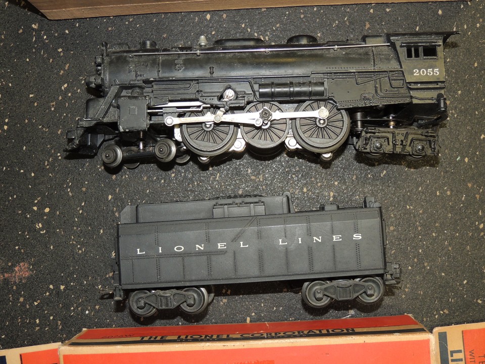 Lionel 2055 Locomotive and 6026W Tender Nice Condition w/ Boxes | eBay