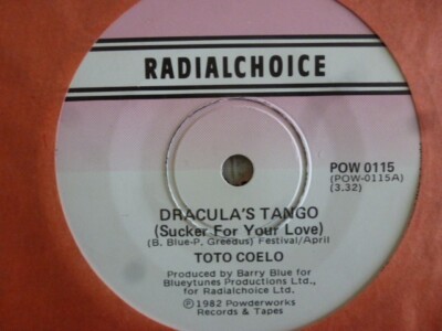 *TOTO COELO "Draculas Tango / Mucho Macho" 7"Vinyl Record 45rpm | eBay ...