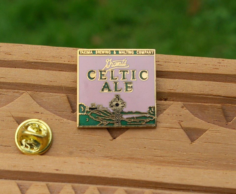 Grant's Celtic Ale Yakima Brewing & Malting Company 1" Metal Enamel Pin ...