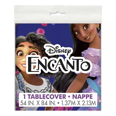 Disney's Encanto Table Cover 54" X 84" Kids Party Decorations 2pk Free ...