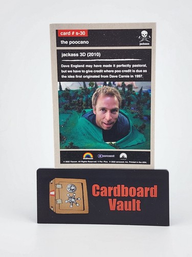 2022 Jackass The Poocano #S-30 Red 13/25 | eBay