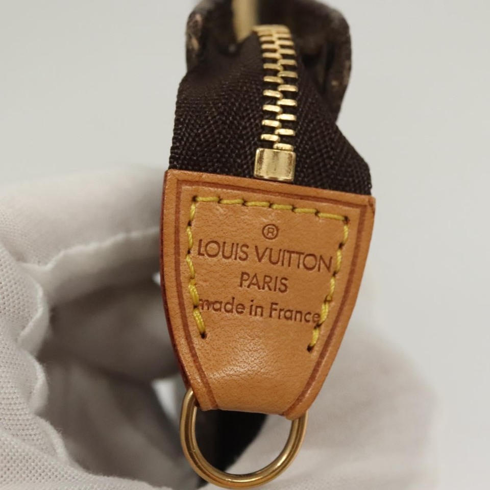 LOUIS VUITTON Monogram Bucket PM Accessory Pouch LV Auth gh502 | eBay