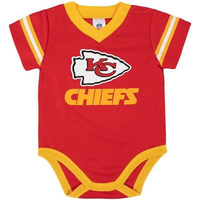 Kansas City Chiefs Baby Dazzle Bodysuit Onesie - Gerber NFL | eBay